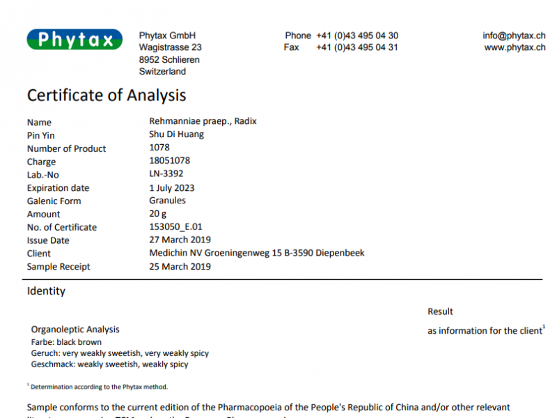 Medichin | Quality control | Internal and external quality control